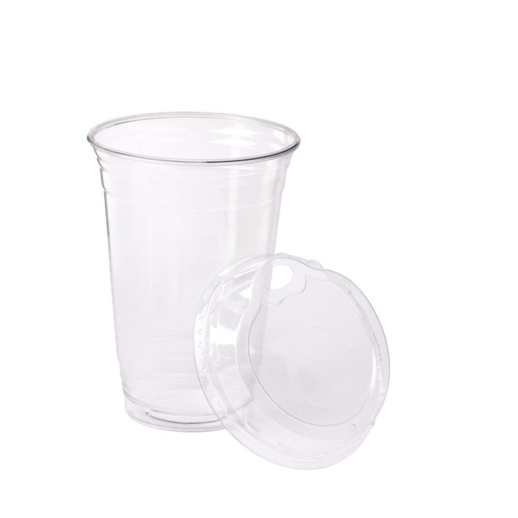 Clear PET Lids for Cups | Leak-Resistant | Amhil