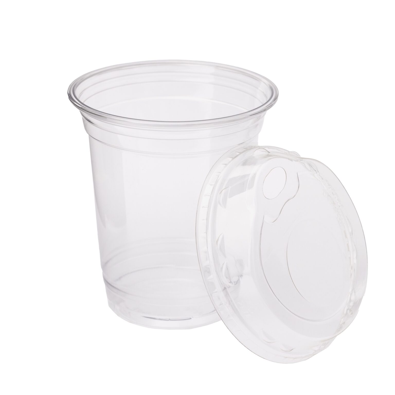 Clear PET Lids for Cups | Leak-Resistant | Amhil